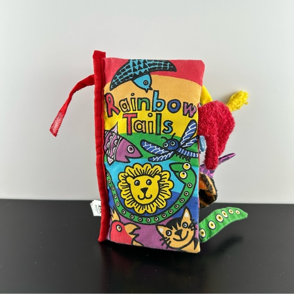 Jellycat | Toys | Jellycat Rainbow Tails Baby Sensory Soft Book Crinkly ...